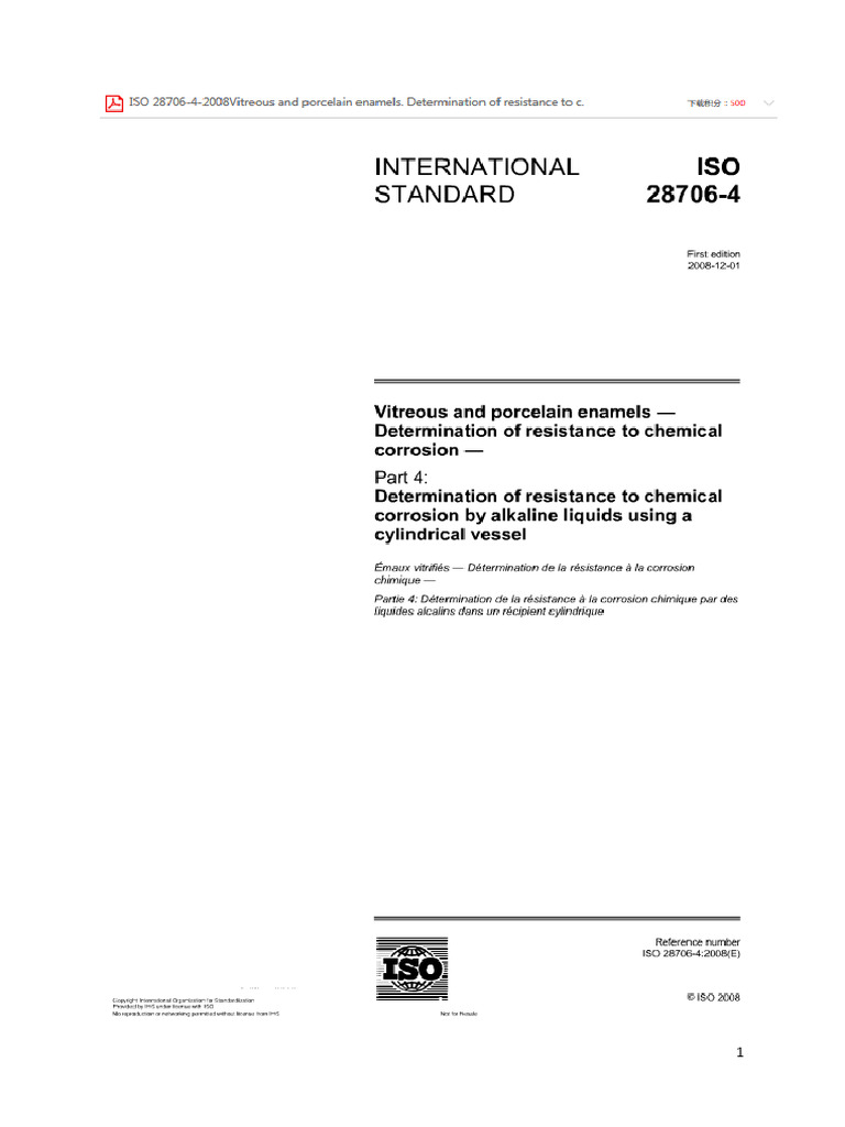 Iso 28706-4-2008 | PDF