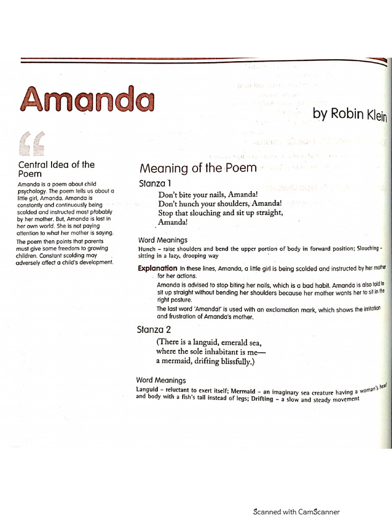 Amanda | PDF