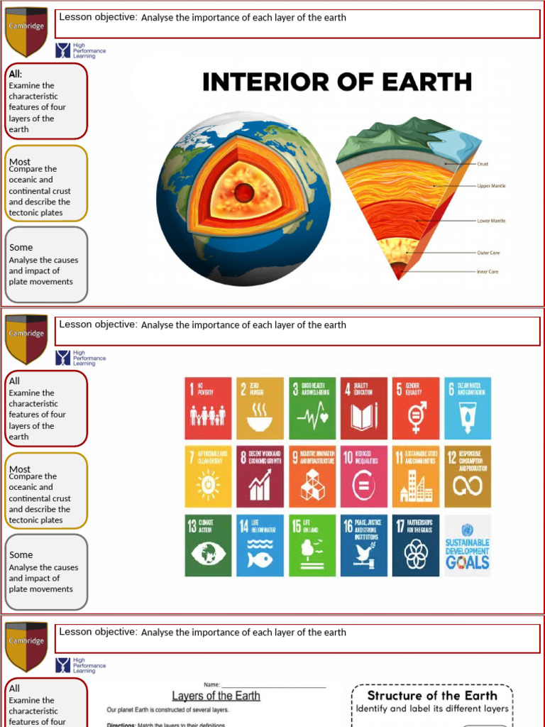 Layers-and-structure-of-the-Earth | PDF | Crust (Geology) | Plate Tectonics