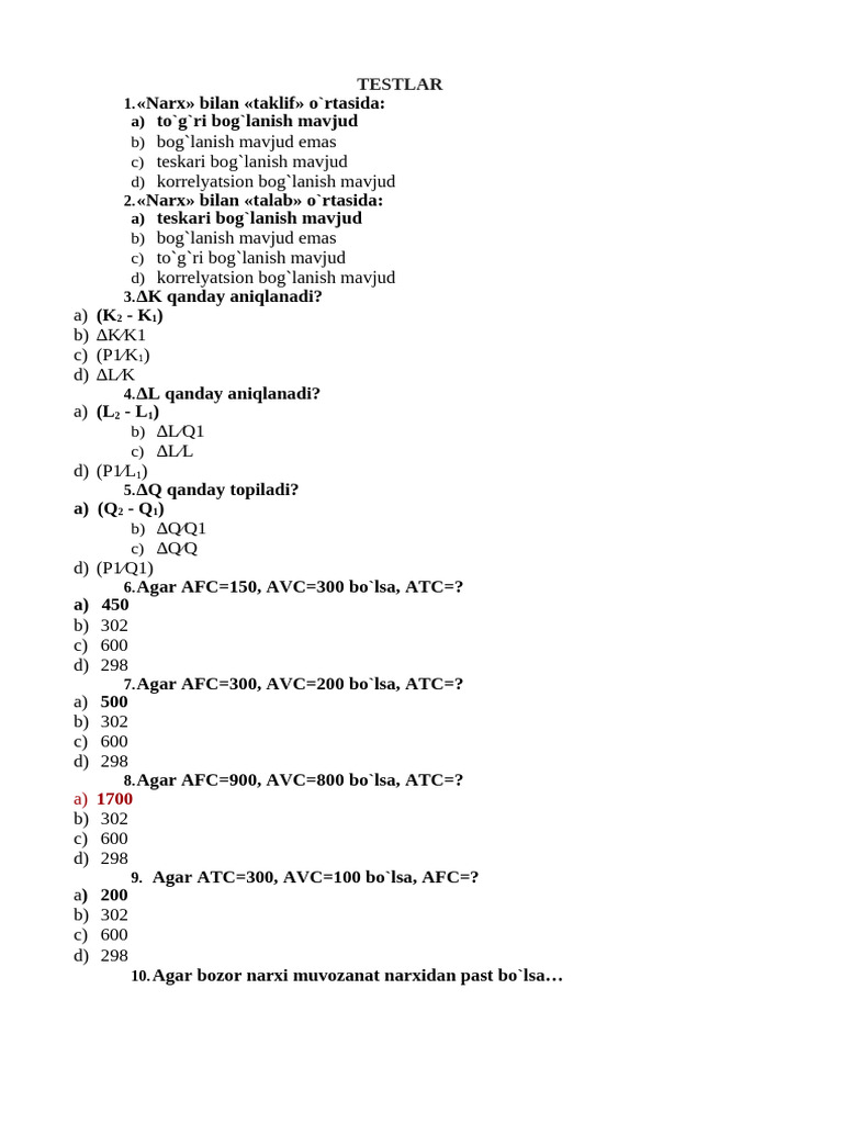 200 Test Mikro | PDF