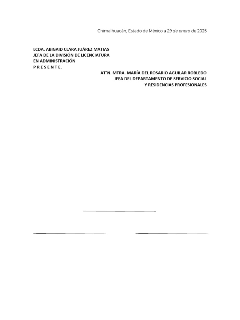 cambio de asesor | PDF