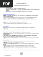 Vocabulario y Ejercicios sobre Bienestar | PDF | Determinantes de la ...