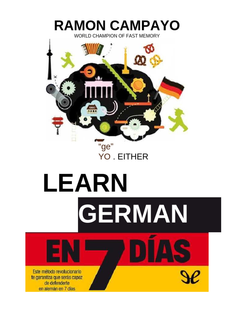 Learn German in 7 Days: A Quick Guide | PDF | Grammatical Gender ...