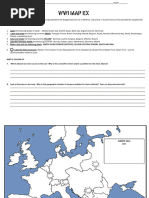 WWI Alliances Mapping Activity | PDF | Allies Of World War I | World War I
