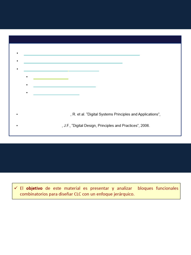 Bloques Funcionales - 1 Bloques Combinatorios 2024 | PDF | Aritmética | Electrónica digital