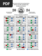 2025 Payday & Holiday Calendar | PDF