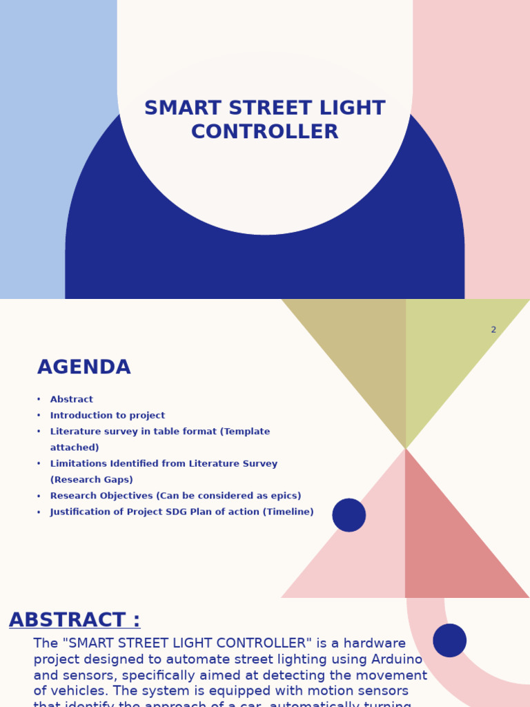 Smart Street Light CONTROLLER | PDF | Street Light | Energy Conservation
