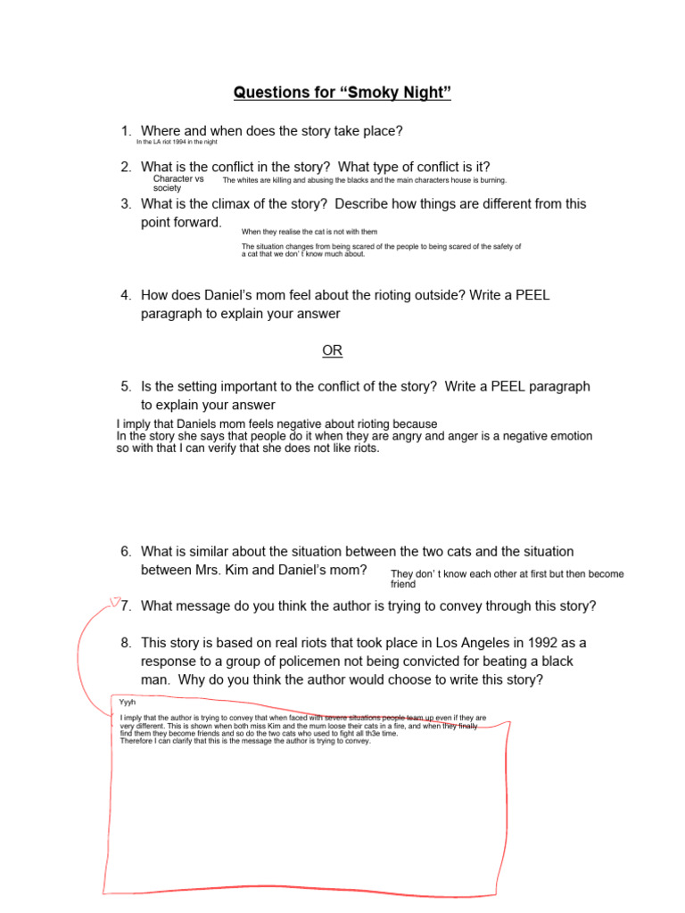 "Smoky Night" Discussion Guide | PDF