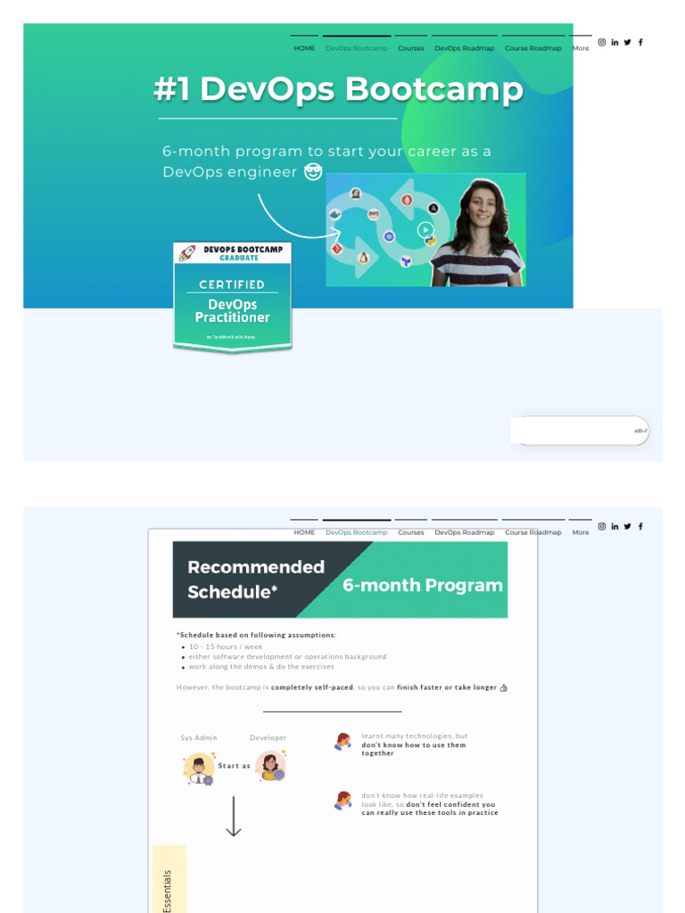 Devops Bootcamp Techworld With Nana Pdf Technology Development Computing
