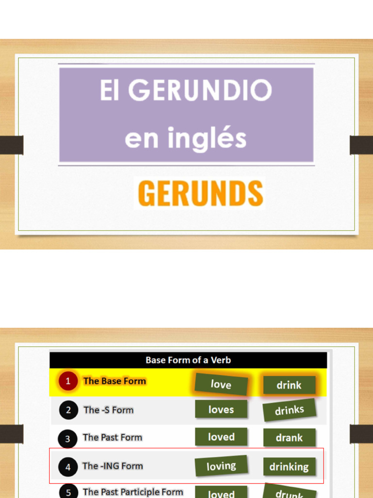 GERUNDS | PDF