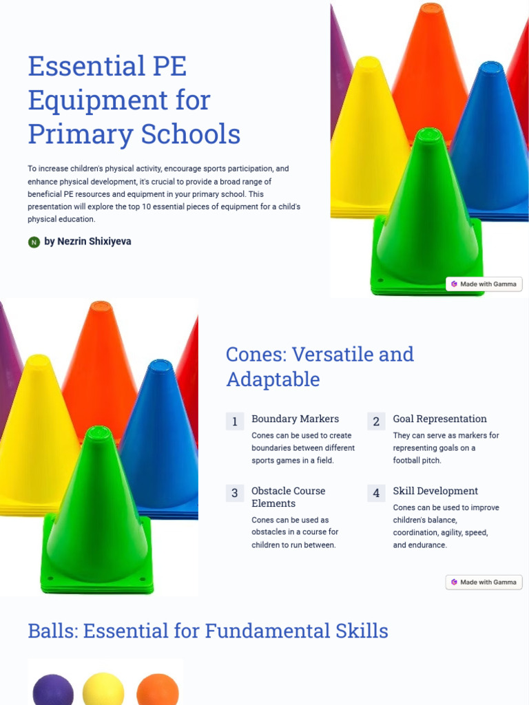Essential PE Equipment for Schools | PDF | Physical Education ...