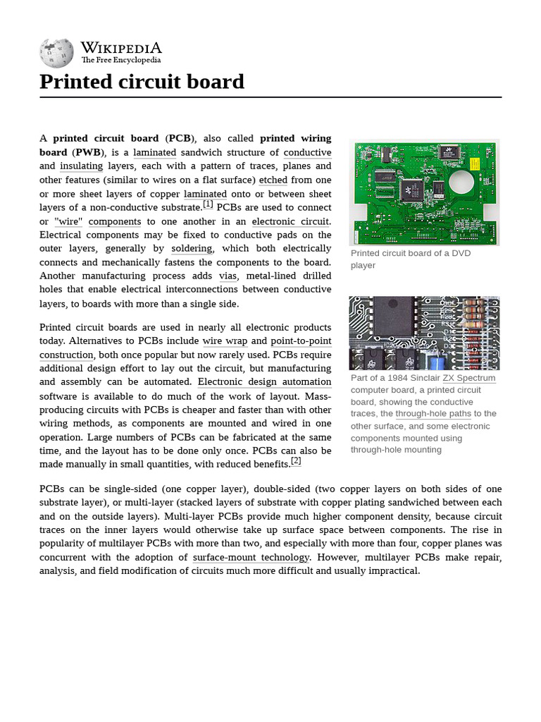 Printed_circuit_board | PDF | Printed Circuit Board | Electrical ... Printed_circuit_board | PDF | Printed Circuit Board | Electrical ...