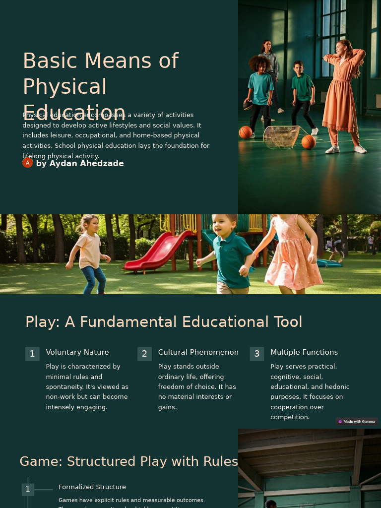 Basic Means of Physical Education | PDF | Physical Education | Behavior ...