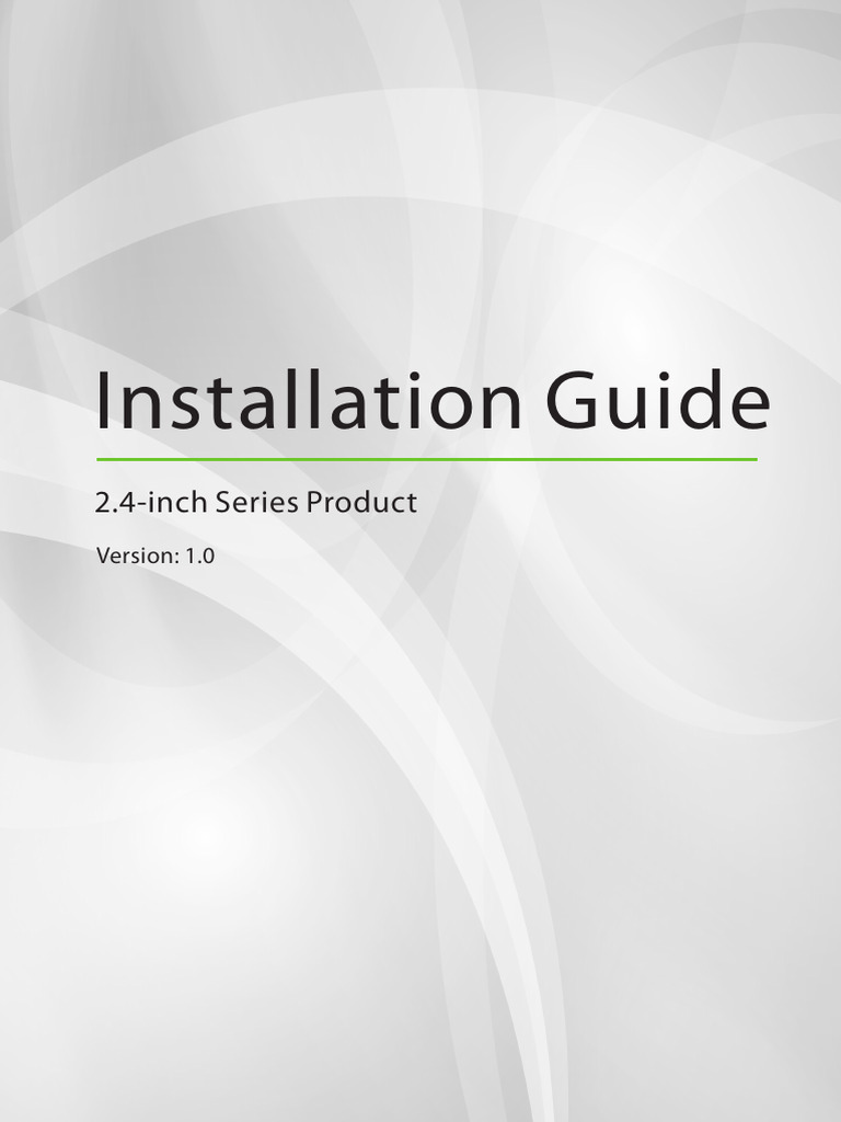 SenseFace 2A - IG - EN - v1.0 - 202404 - Compressed | PDF | Ip Address | Switch