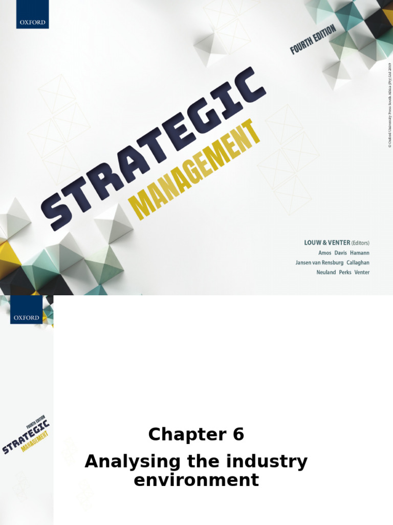 Strategic Management 4e Chapter 6 PPS Ed | PDF | Competition | Strategic Management