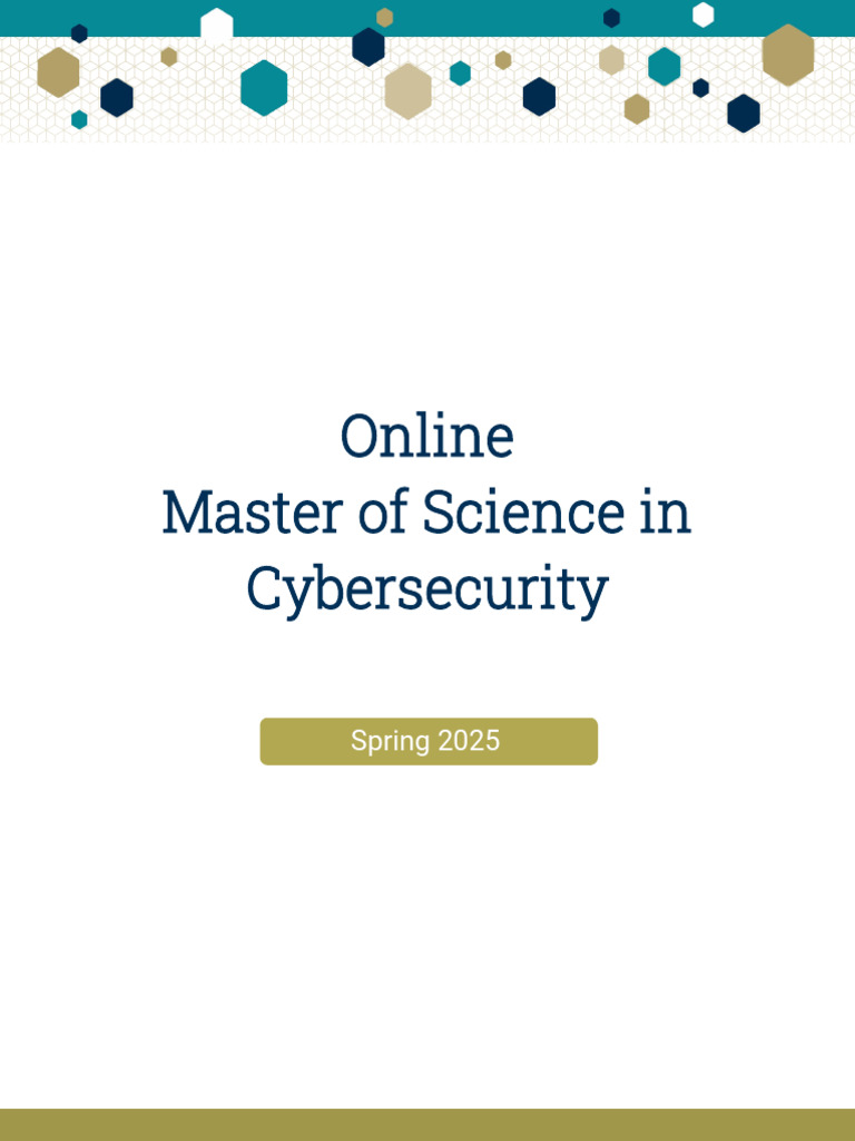 Online Cybersecurity Master's Guide 2025 | PDF | Identity Document | Academic Dishonesty