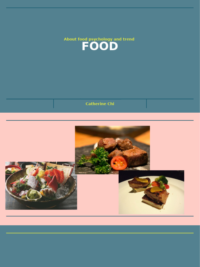 Food Trends & Psychology Insights | PDF