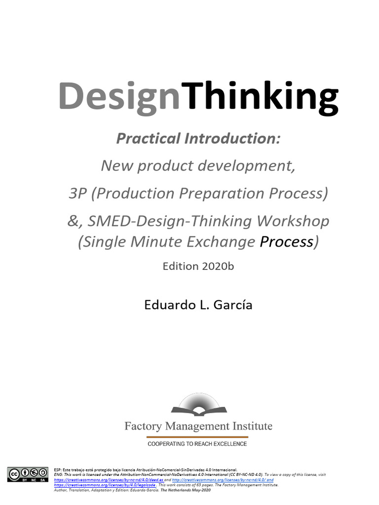 Design Thinking, A Practical Introduction ELG 2020 | PDF | Thought | Design Thinking