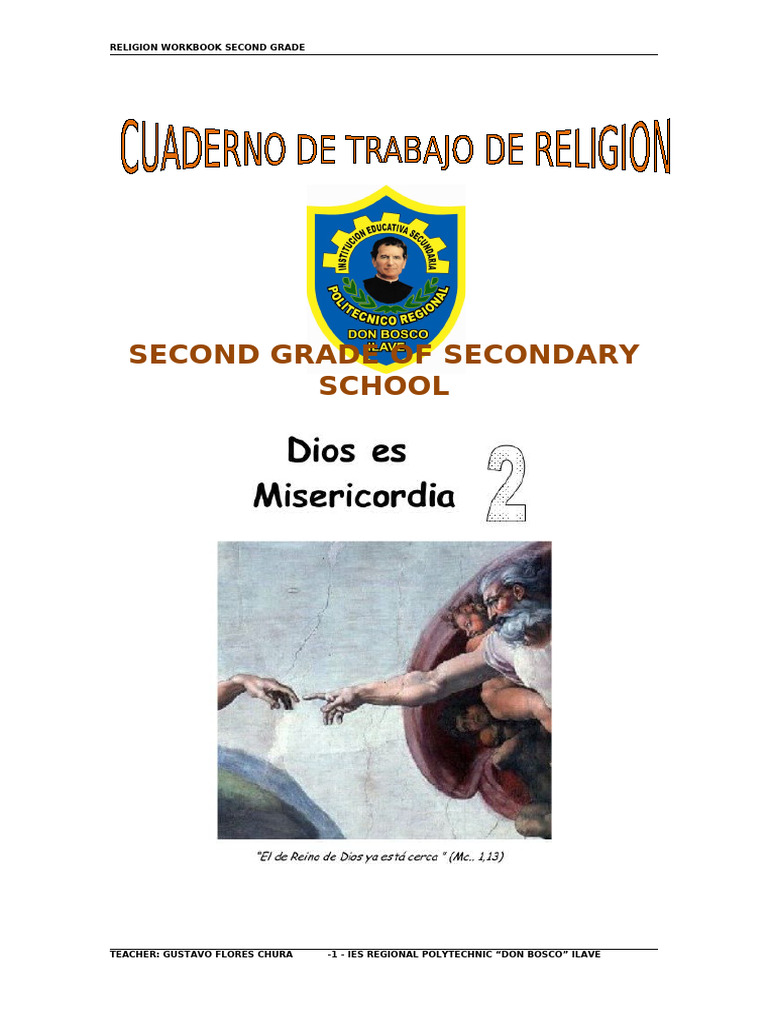 Religion Workbook | PDF