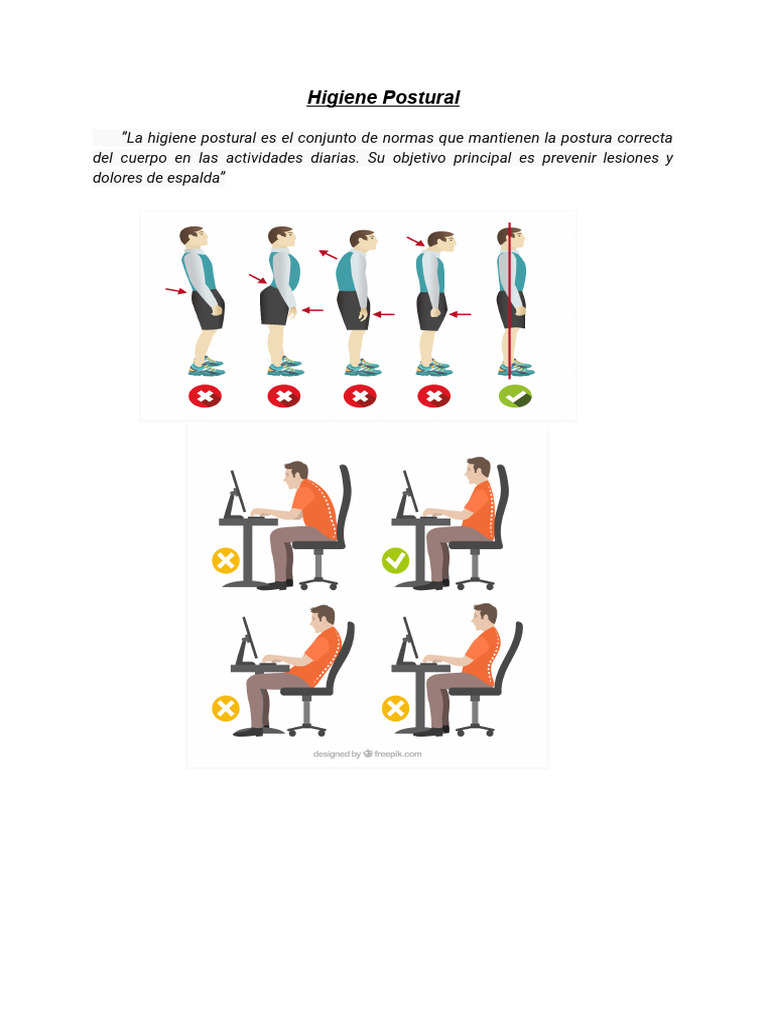 Higiene Postural | PDF