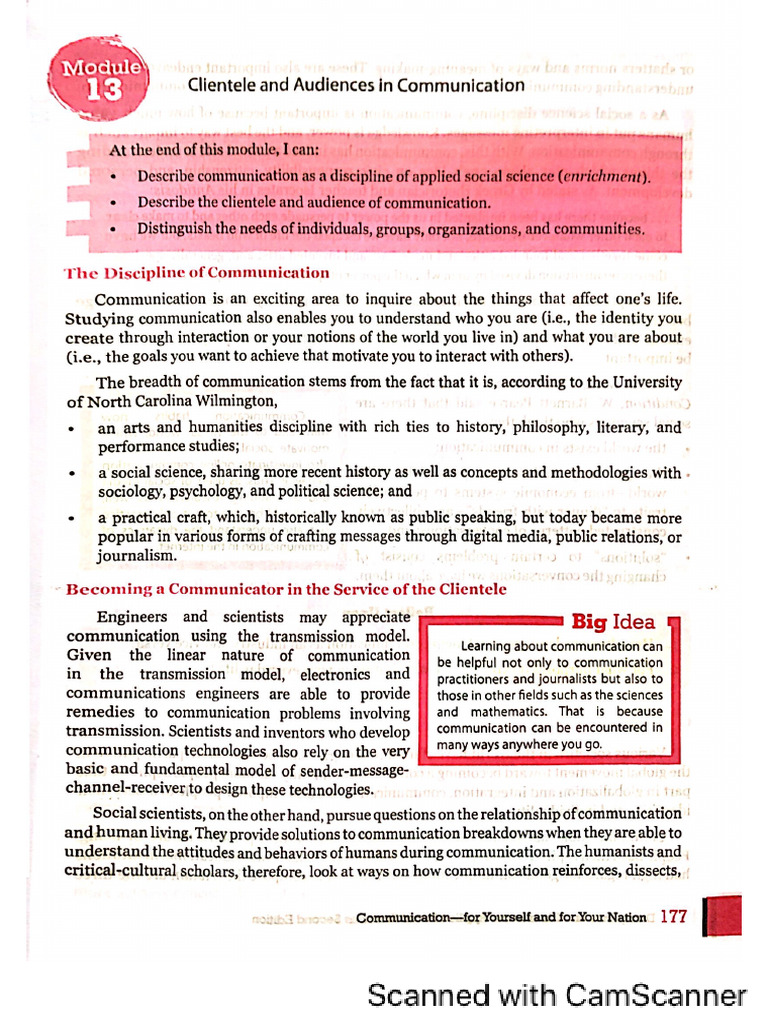 Clientele and Audiences of Communication | PDF