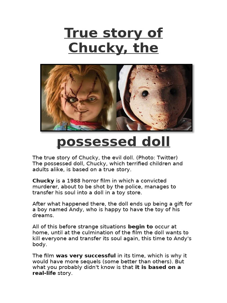 Real History of Chucky | PDF