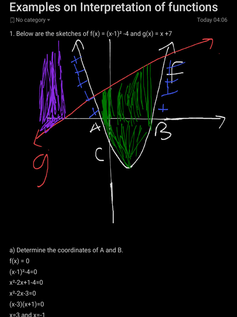 Examples on Interpretation of Graphs | PDF | Function (Mathematics ...