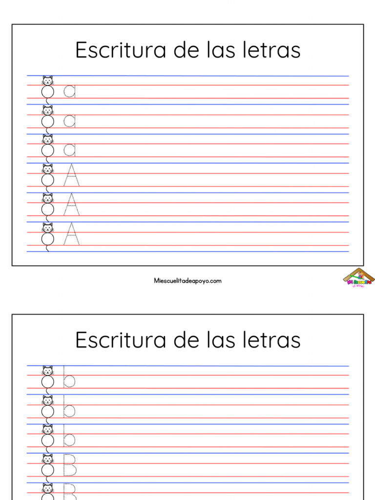 Trazos-del-abecedario-mayusculas-y-minusculas-pdf | PDF