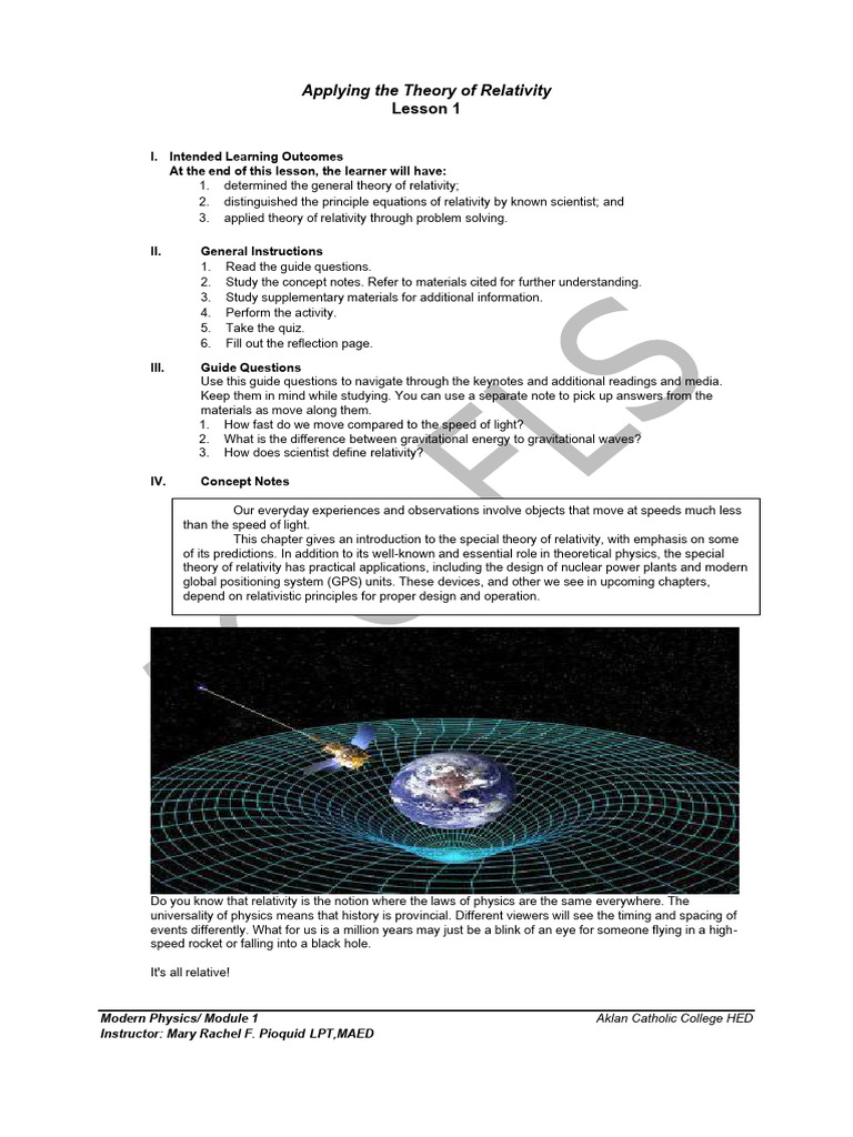 Modern Physics. Lesson 1 and 2 | PDF | Photoelectric Effect | Light