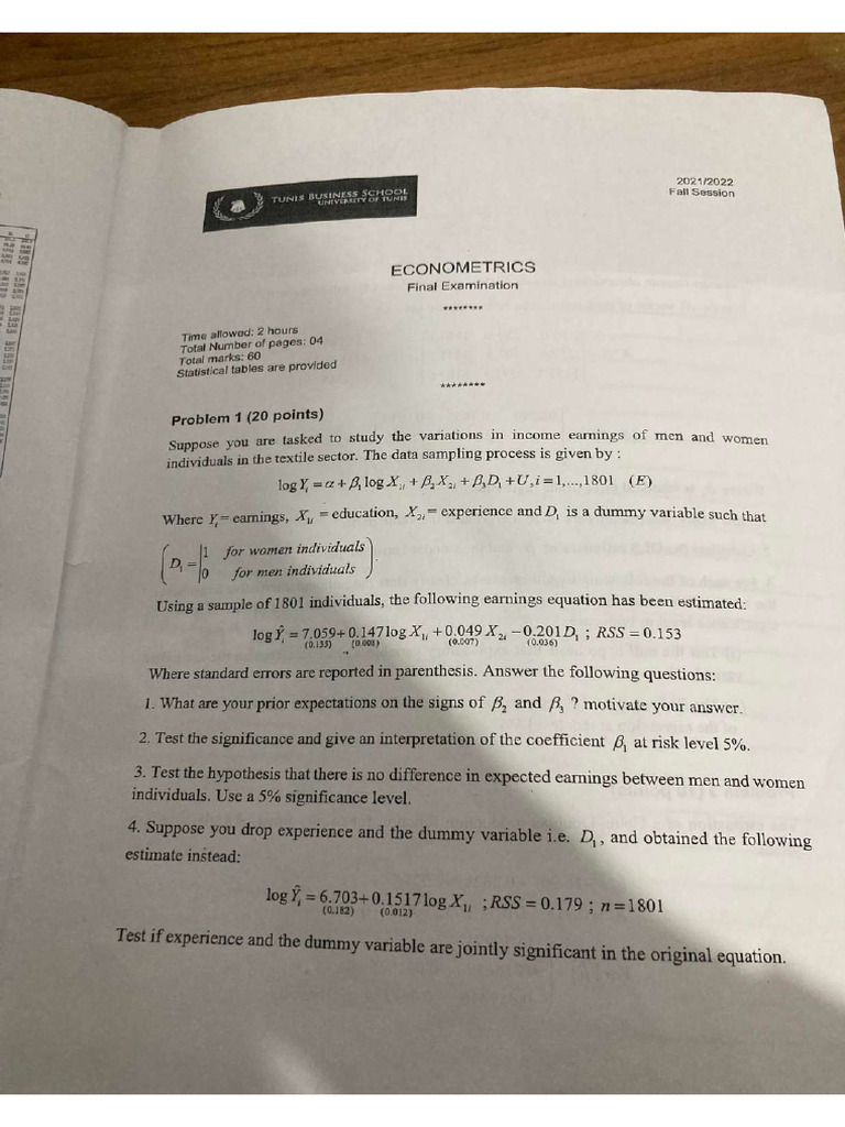 Final Econ 2021 | PDF