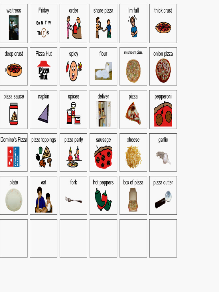 Pizza Calling Cards | PDF