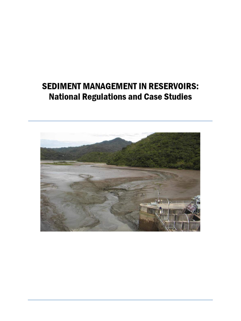 Reservoir Sediment Management Guide | PDF | River | Dam