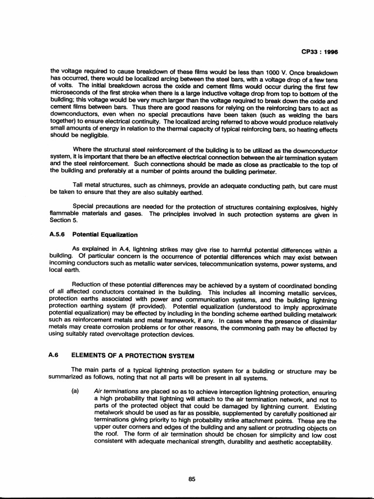 CP 33 1996 Lightning Protection-87 | PDF