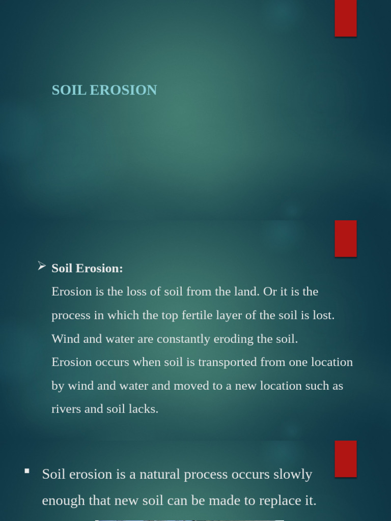Soil Erosion | PDF | Erosion | Soil