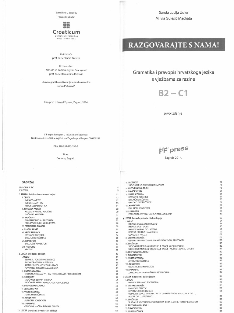 Razgovarajte b2 c1 Ćw | PDF