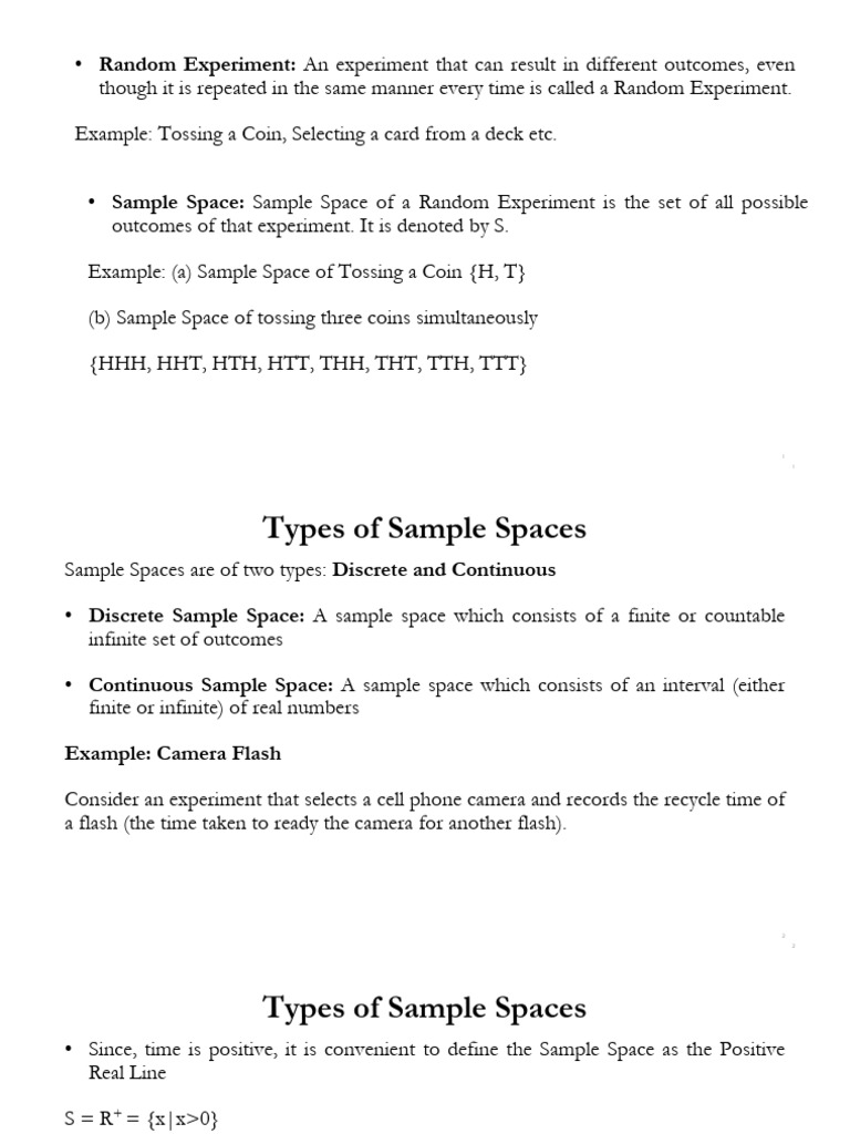 Topic 1 - Probability Basics | PDF | Random Variable | Measure Theory