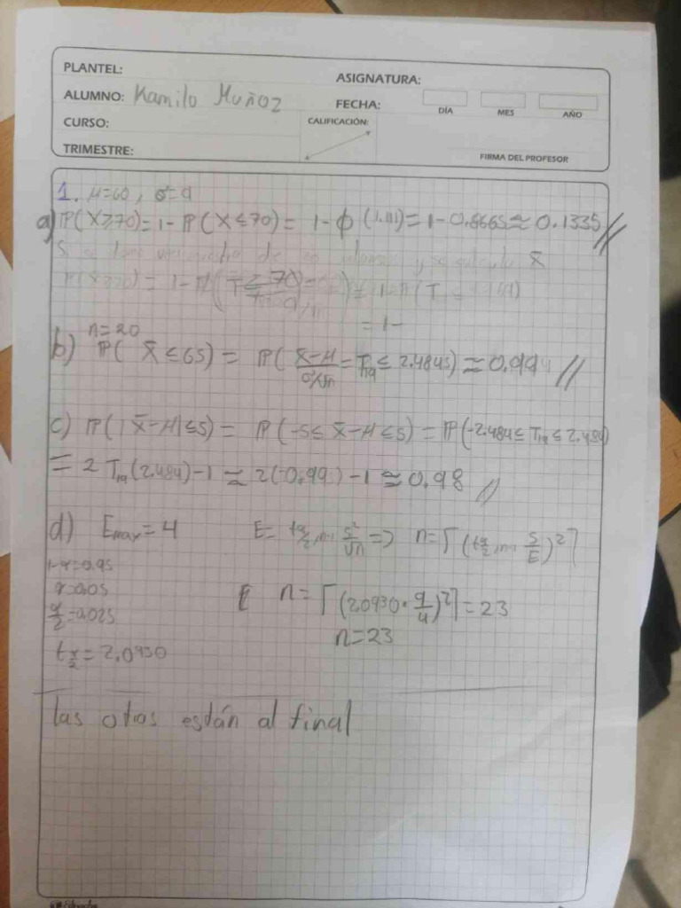 Prueba Probá Interv. Conf | PDF