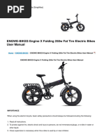 Genze E101 User Manual | PDF | Battery Charger | Wheeled Vehicles
