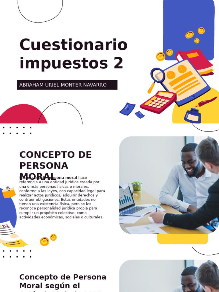 Cuestionario Impuestos | PDF | Impuesto sobre la renta | Economias