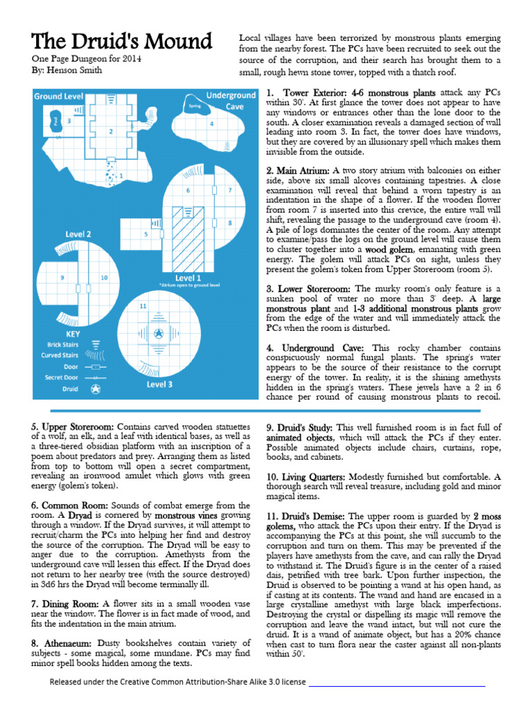 Henson Smith - The Druids Mound | PDF
