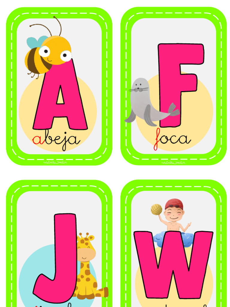 Abecedário Decorativo para Salas | PDF