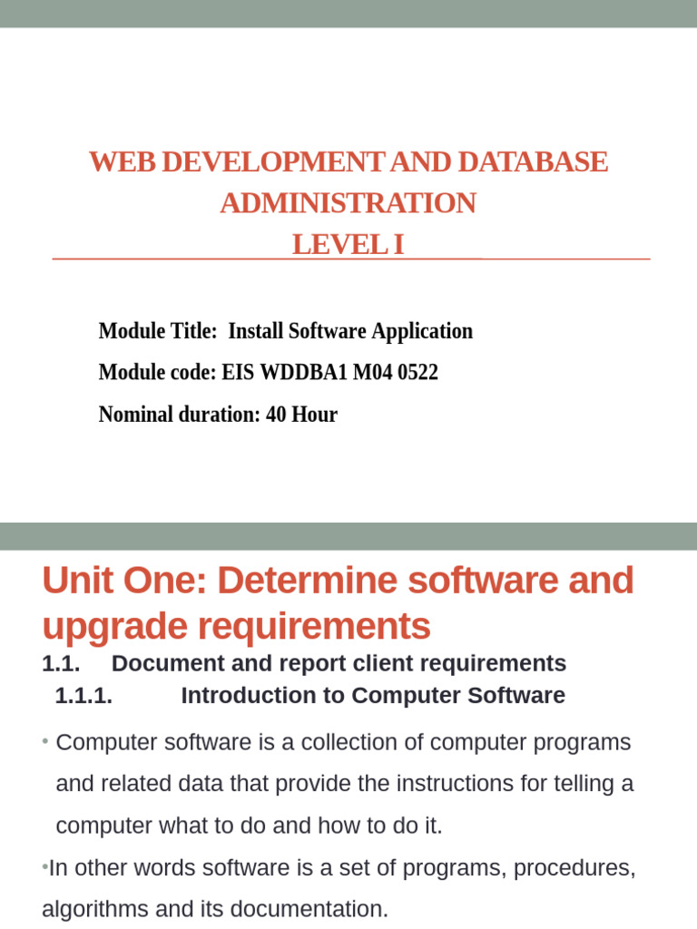 Software Installation Requirements Guide | PDF | Software | Operating ...