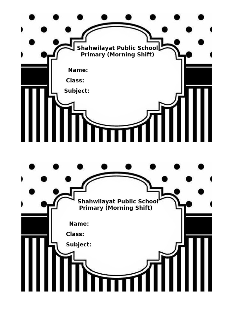 Name Tag | PDF