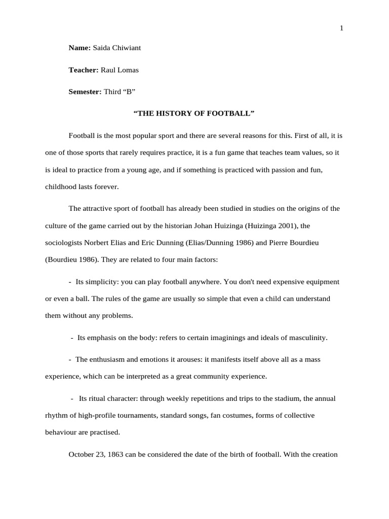 History of Football: Origins and Evolution | PDF | Association Football
