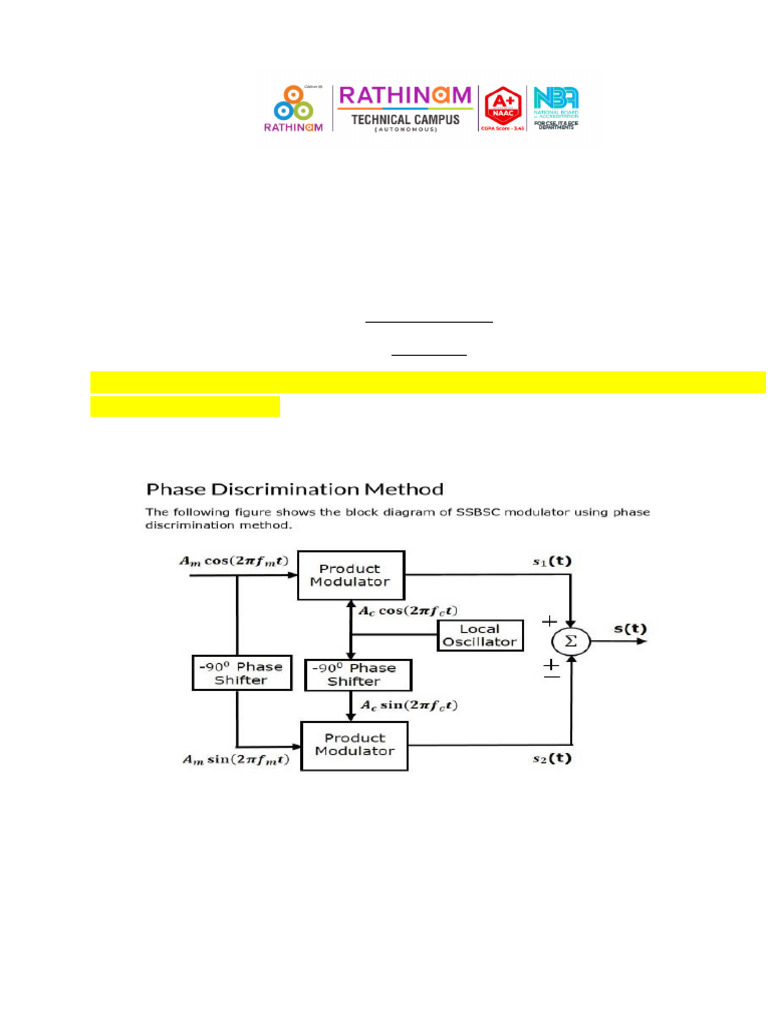 BME End Exam Solutions-Final | PDF | Frequency Modulation | Modulation