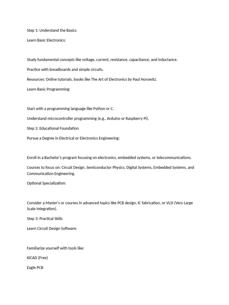 Docuament | PDF | Embedded System | Electronics