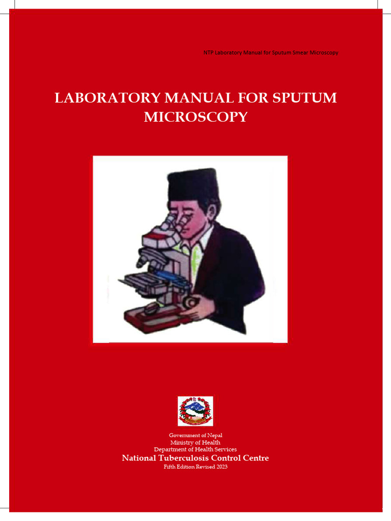 LAB Manual For Sputum Microscopy Final1 | PDF | Tuberculosis | Infection