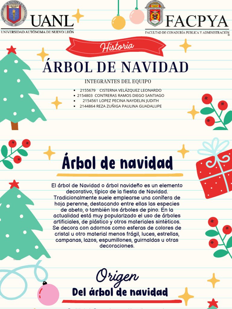 Historia y significado del árbol de Navidad | PDF | Árbol de Navidad ...