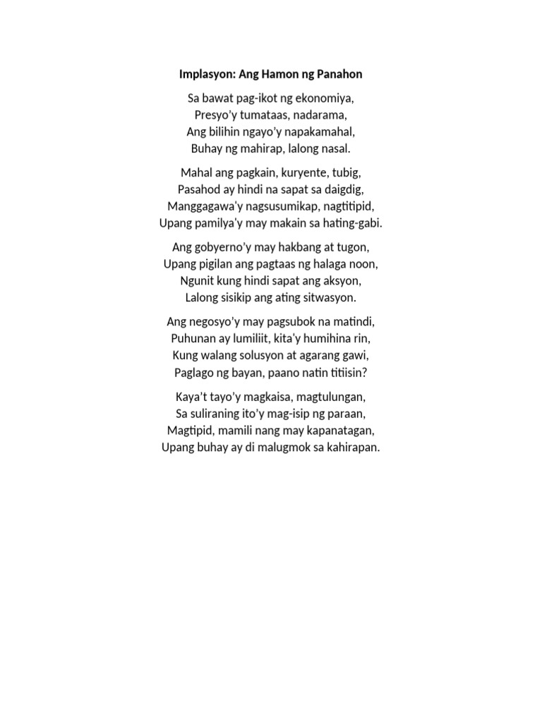 Implasyon | PDF