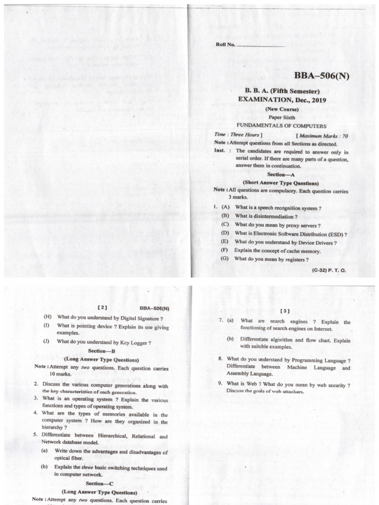 BBA-506 | PDF | Software | Computing